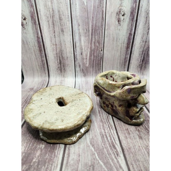 Art | Handmade Folk Art Pottery Mail Man Policeman Vintage Ceramic ...